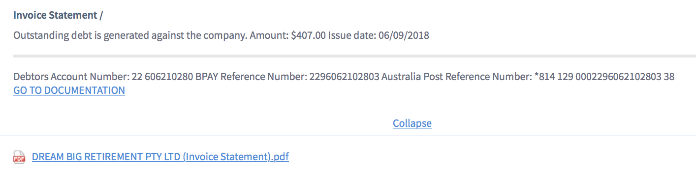 How to access an ASIC electronic invoice – NowInfinity